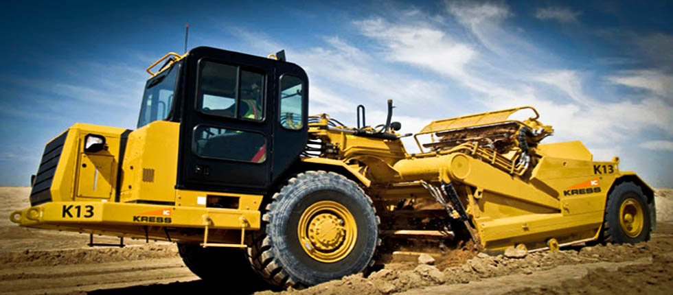 Kress K13 Wheel Tractor Scraper
